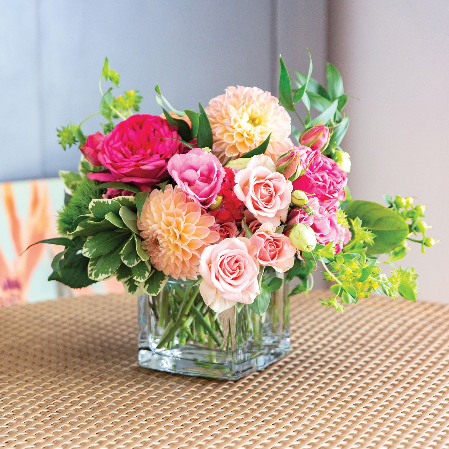 5" x 5" x 5" Square Vase