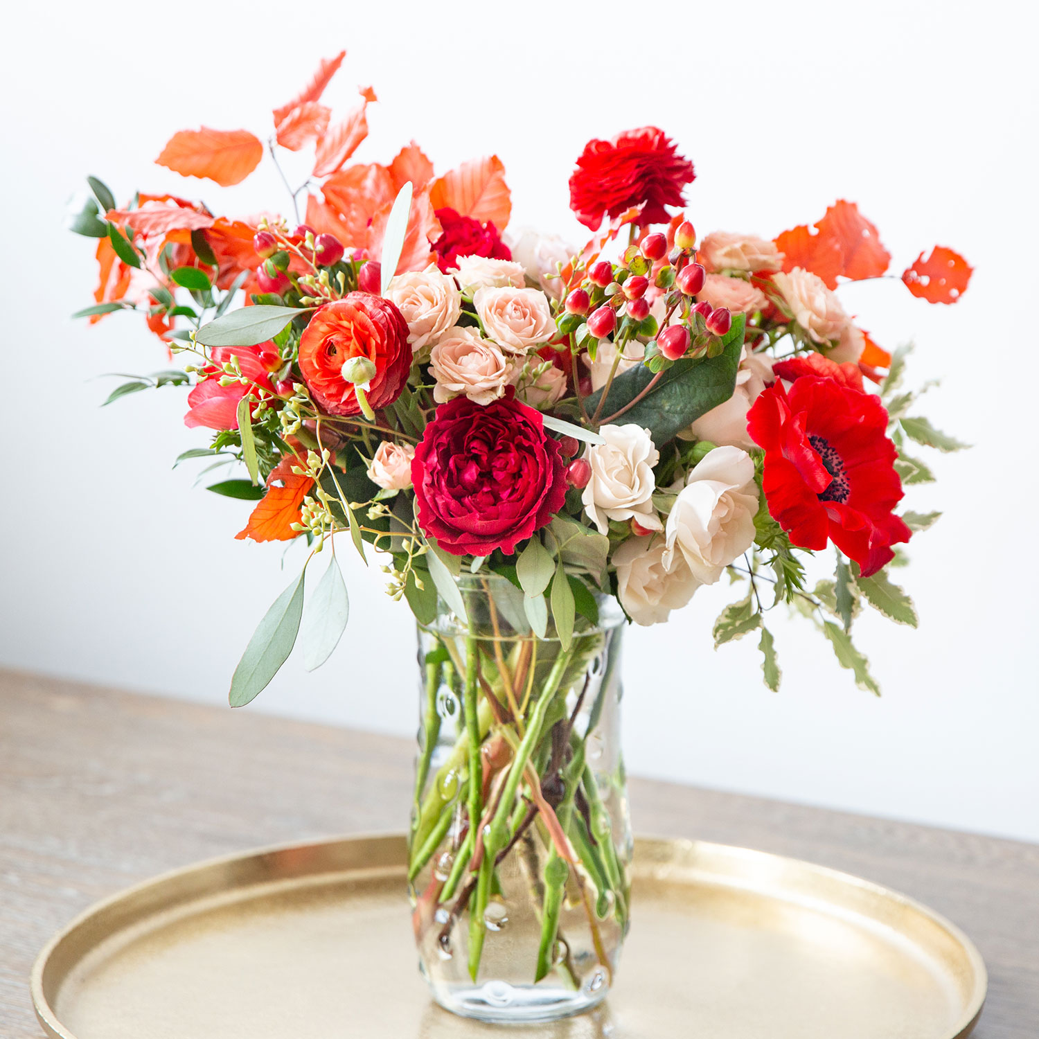 8 1/2" Rose Vase Asst.